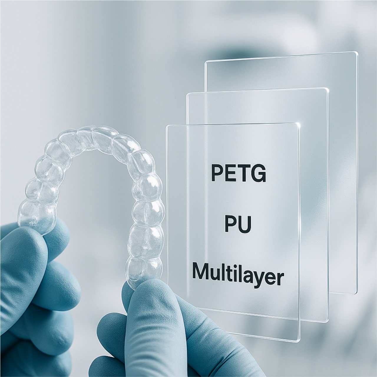 Why aligner sheet materials matter; PETG vs PU vs MULTILAYER